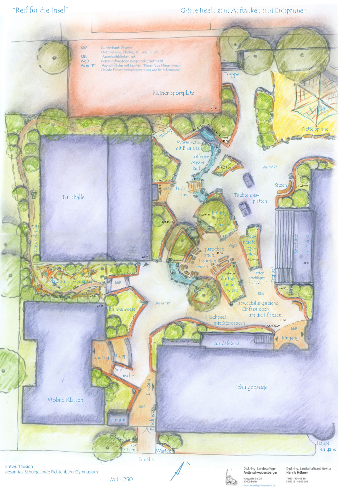 Schulhofbegrünung – Fichtenberg Oberschule